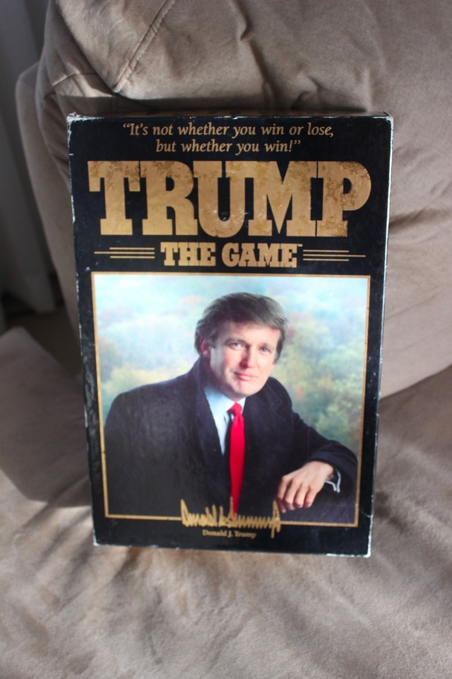 Vintage Donald Trump The Game Milton Bradley Board Game1989 NEVER USED ...