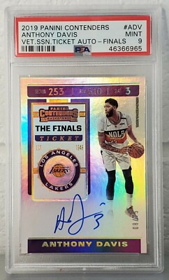 2019-20 Contenders ANTHONY DAVIS Veterans SSN Finals Ticket Auto /25 ...