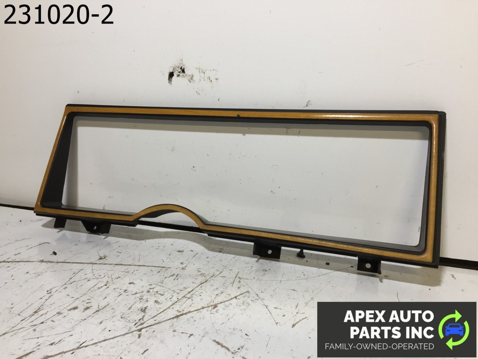 OEM 1990 Cadillac Allante Trim Instrument Cluster Bezel Finish ...