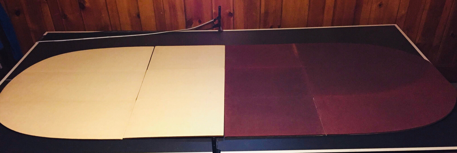 Custom Made Table Pad Protector 43” W X 105” L; 4 Foldable Sections; 1/ ...