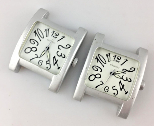 Lot Stock 2 Generic Quartz Watches For Men 38 Mm Working Rectangular ...