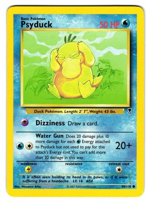 Psyduck 88/110 Legendary Collection 2002 Light Play LP | eBay