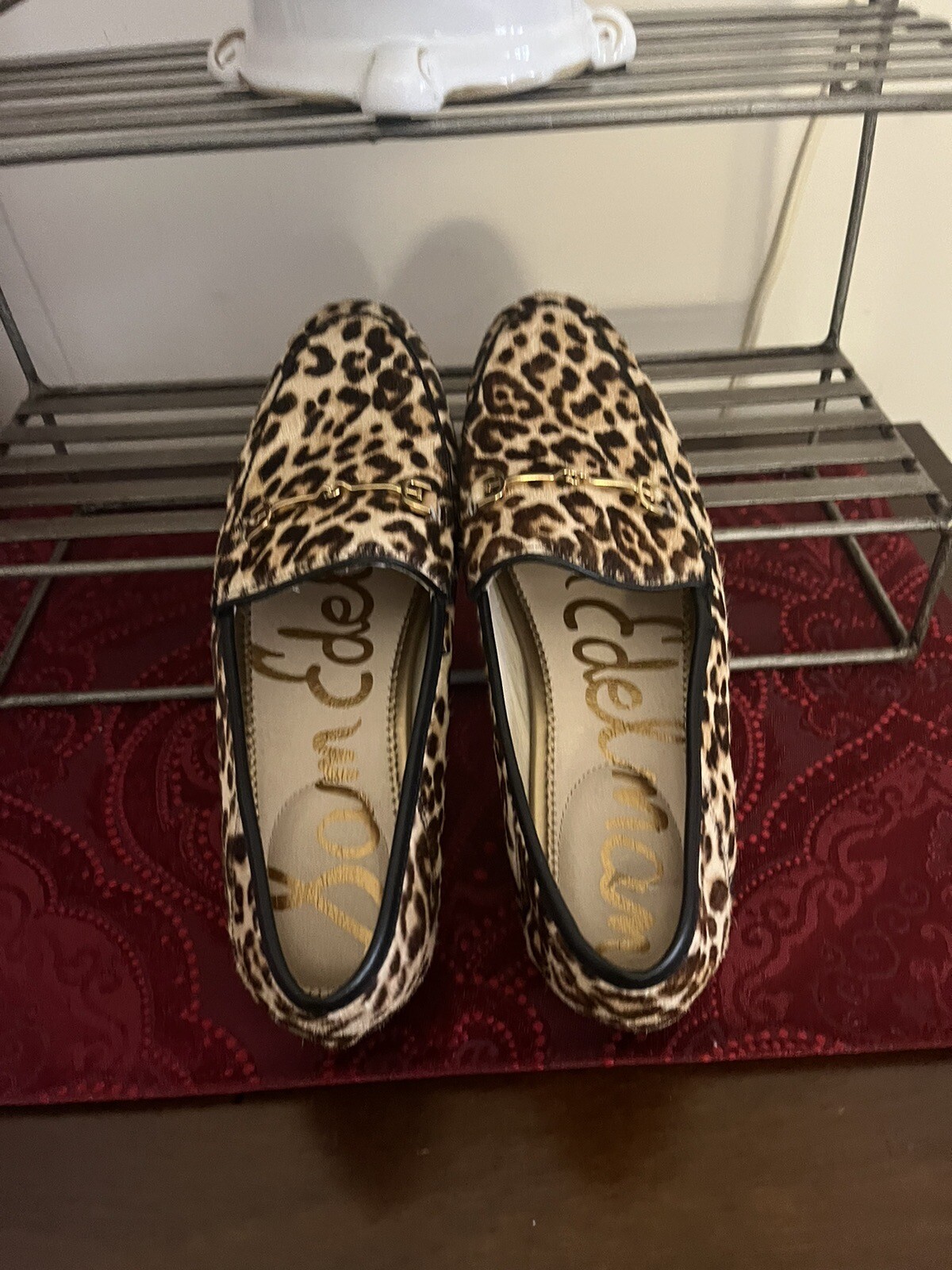 Sam Edelman Cheetah Print Loafer shoes Size 9 - Gem