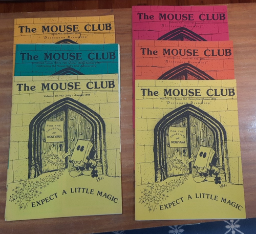 Disney "The Mouse Club" Newsletters 1989 6 Issues | eBay