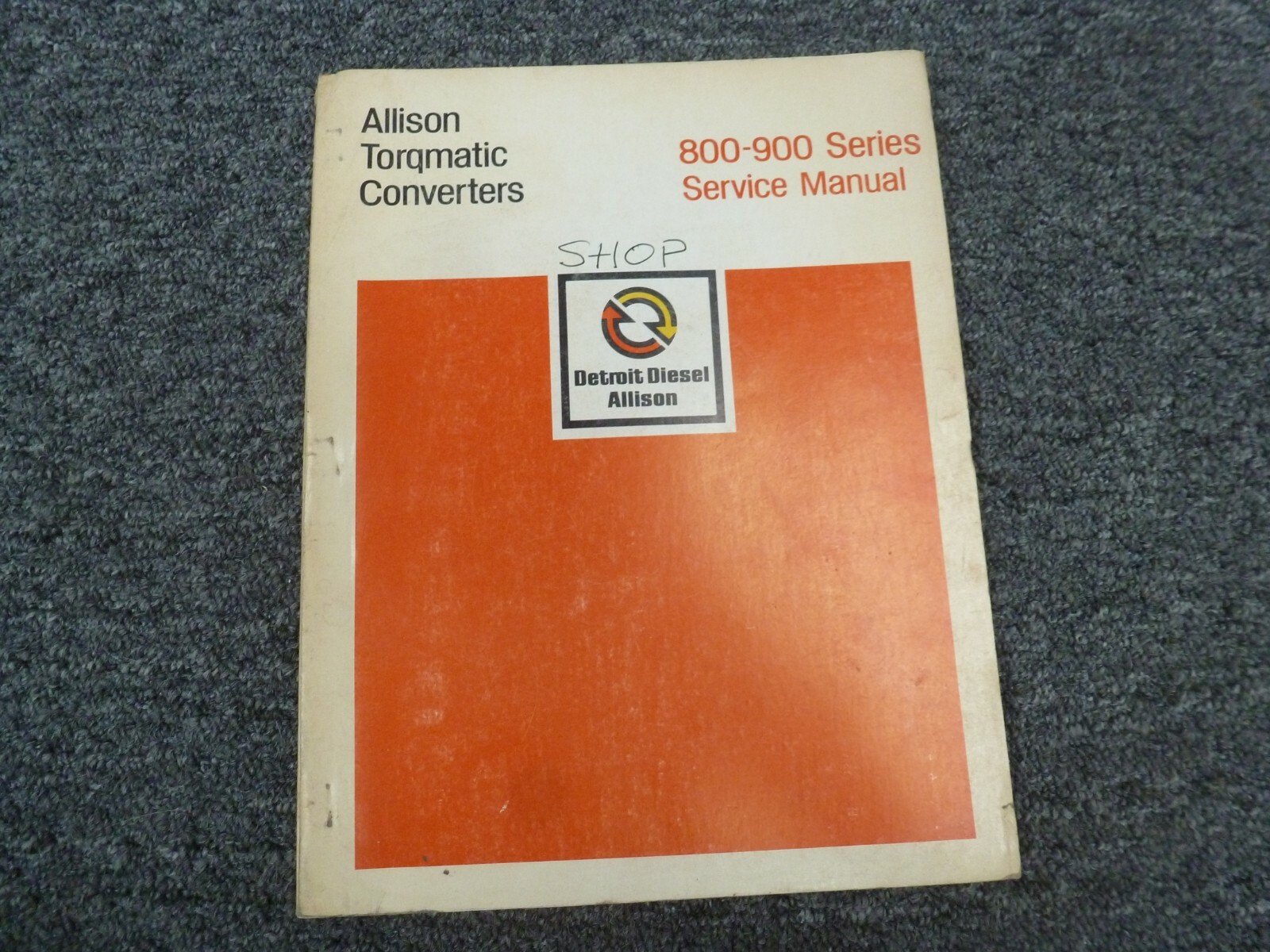 Allison TC800 TC900 TCA800 TCA900 Torqmatic Converter Service Repair Manual xz | eBay
