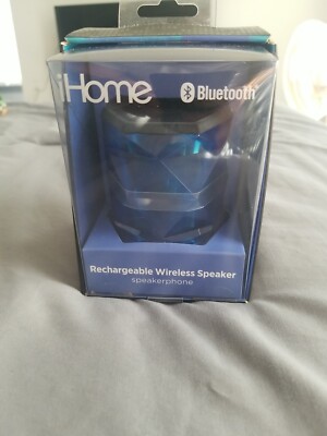 iHome Wireless Bluetooth Speaker Rechargeable Battery & Speakerphone ...
