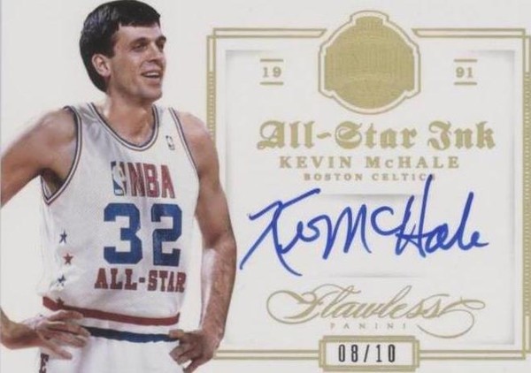 2012-13 Panini Flawless - All-Star Ink Gold #13 Kevin McHale /10 (AU ...