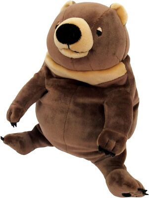 Shinada Global Mochi-Kuma Bear Brown M size Plush Doll 14×14×22cm NEW ...