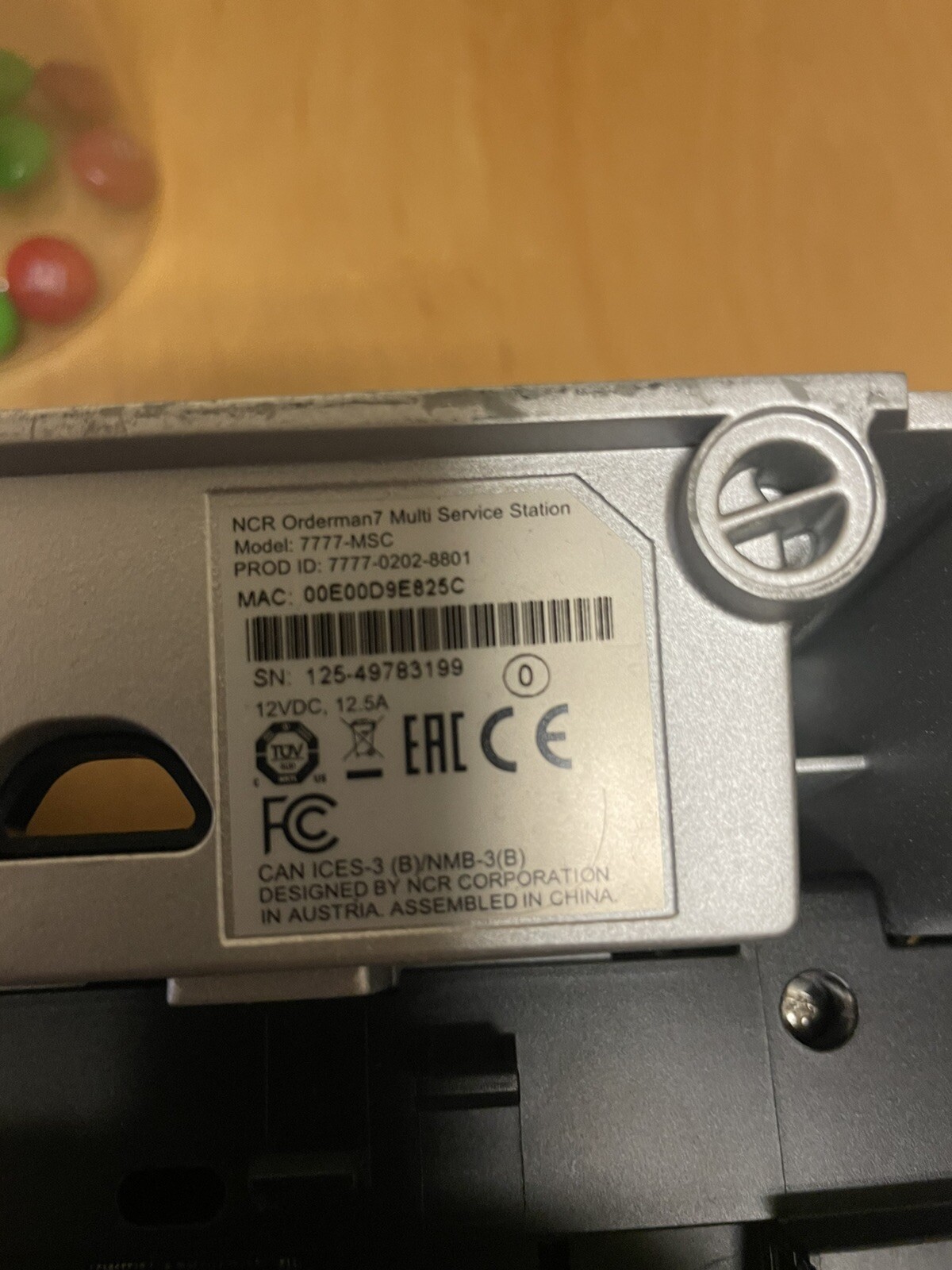 NCR Multi Service Station Orderman7 Model 7777-MSC Handheld Charging ...