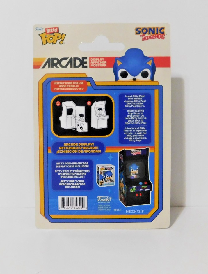 Funko Bitty Pop! Sonic the Hedgehog with Arcade Display | eBay