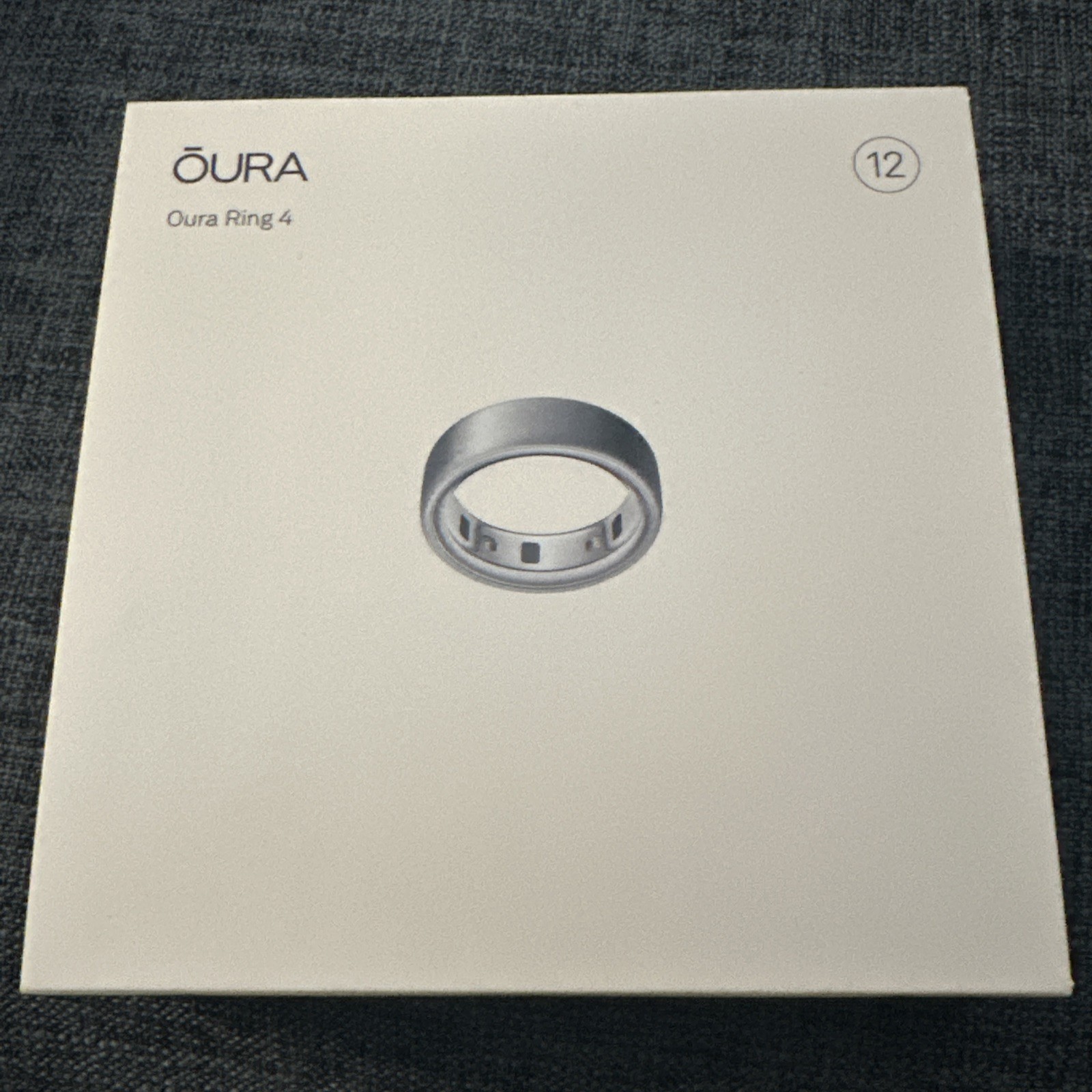 Oura Ring Gen 4 Brushed Silver, Size 12, Sleep Activity Tracker | eBay