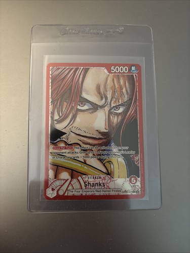 One Piece TCG - Shanks OP09-001 Leader English | eBay