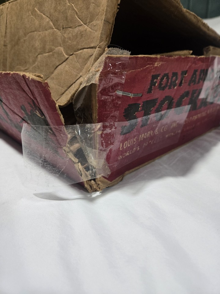 Fort Apache Stockade - Vintage Plastic Toy Set Western Plastic ...