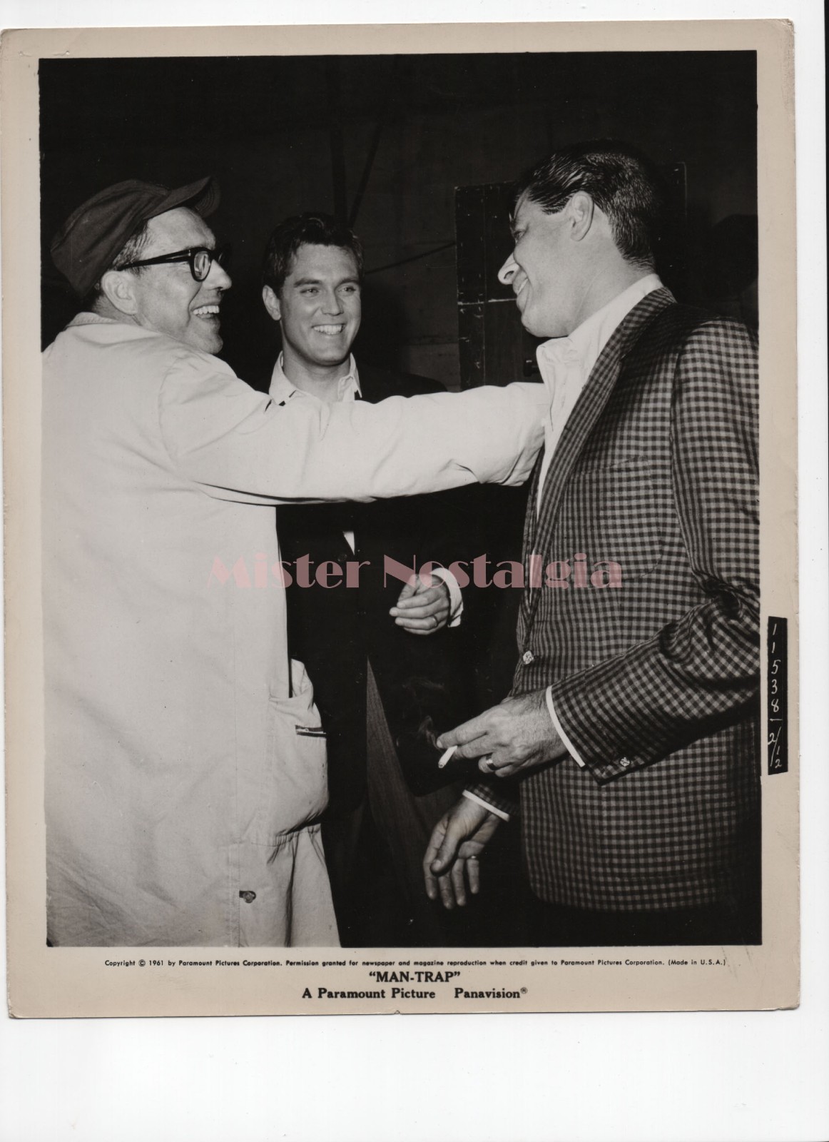 Vintage Photo 1961 Jerry Lewis Jeffrey Hunter director Edmond O'Brien ...