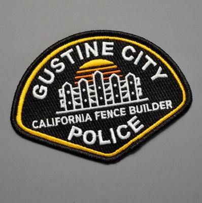 Gustine California Fence Builder Police Patch ++ Mint CA | eBay