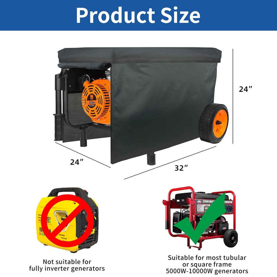 Jorohiker Generator Covers While Running,Outdoor Generator Tent Running ...