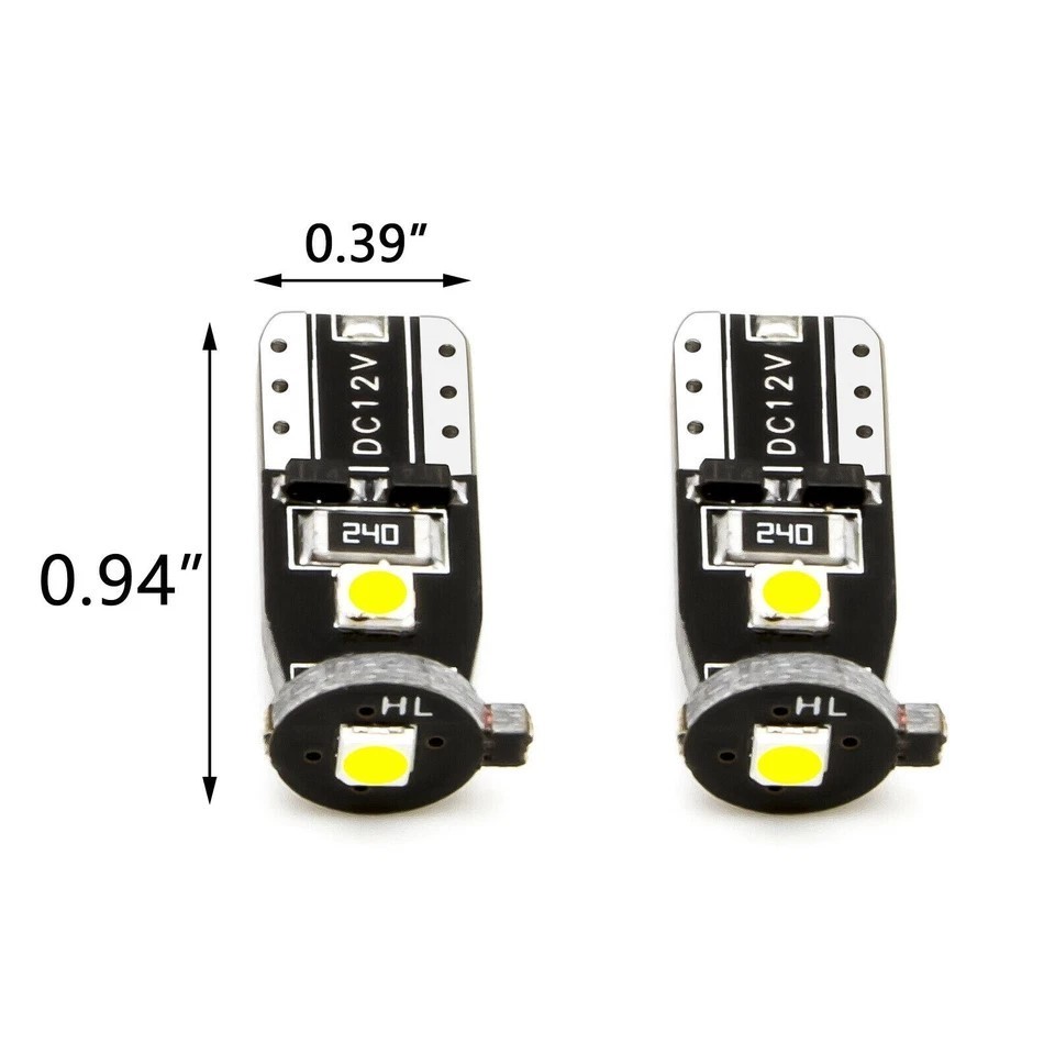 6PCS LED License Plate Backup High Mount Light Bulb Kit For Toyota ...