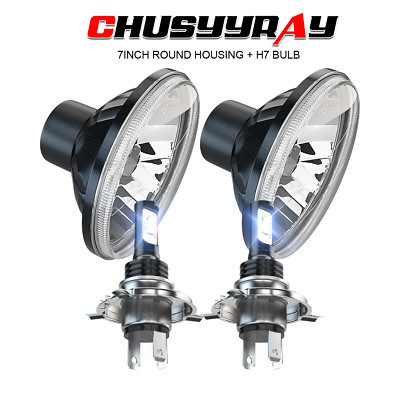 Pair 7Inch Round LED Headlights HeadLamps for MG MGB GT 1966-1980 | eBay UK