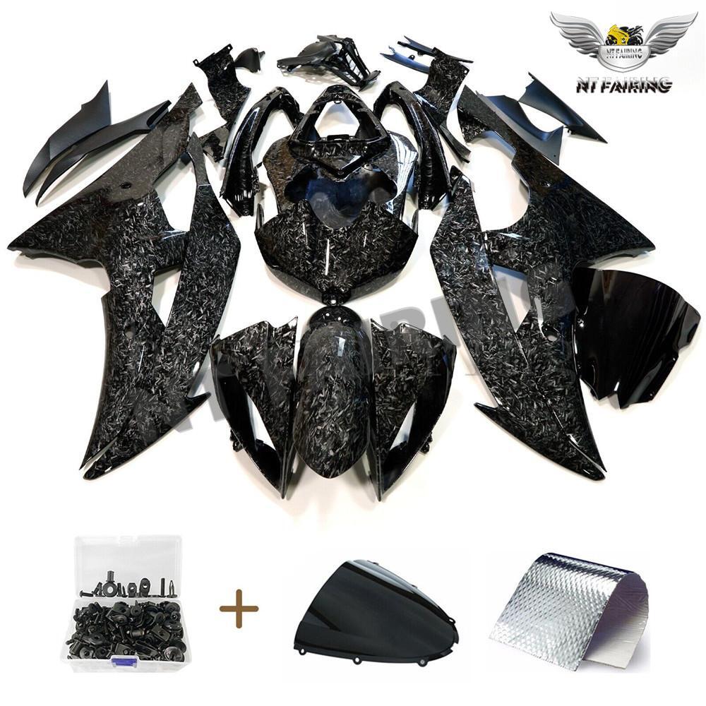 FU Forged Carbon Fiber Fairing Kit For Yamaha YZF R6 2008-2016 Plastics ...