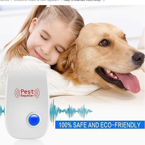 6 pcs Ultrasonic Pest Repeller Control Electronic Repellent Mice Bug ...