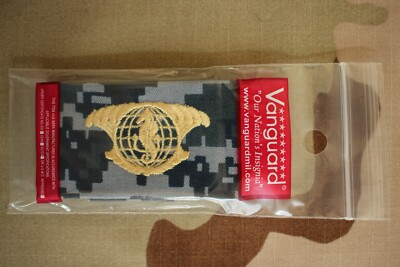 USN US NAVY NWU UNIFORM IUSS WARFARE SPECIALTY BADGE TYPE 1 BLUE ...