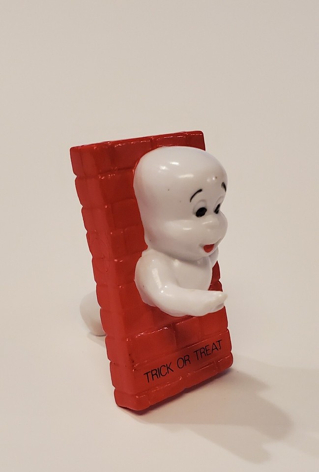 Casper the Friendly Ghost Brick Wall Halloween PVC Figure 1989 Applause ...
