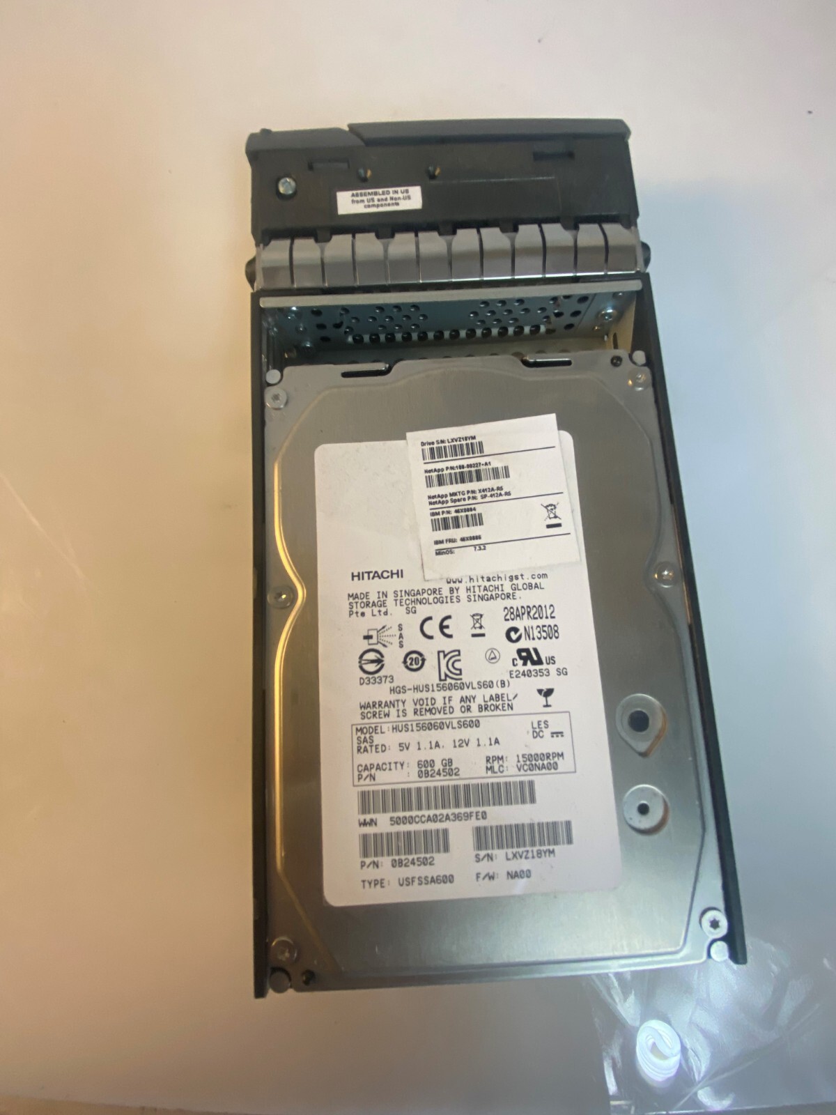 NetApp X412A-R5 600GB 15K SAS 3.5" Hard Drive 108-00227+A1 | eBay