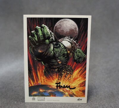 Marvel Universe 2011 David Finn AD4 World War Hulk #1 Comic Cover ...