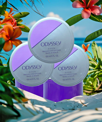 AVON Odyssey Perfumed Skin Softener Trio Set | eBay