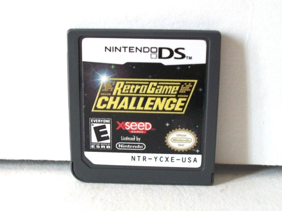 Retro Game Challenge Nintendo DS Good Label Authentic Cartridge Games ...