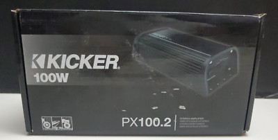 KICKER - PX100.2 Class AB 2-Channel Amplifier for Motorcycles and Power ...