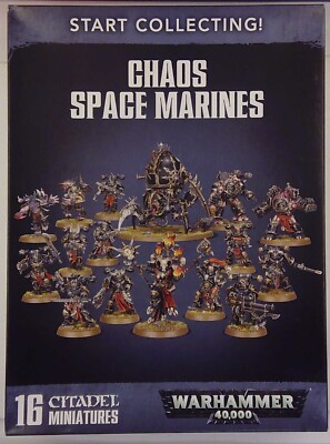 WARHAMMER 40K: CHAOS SPACE MARINES START COLLECTING BOX (CIT 70-40) | eBay