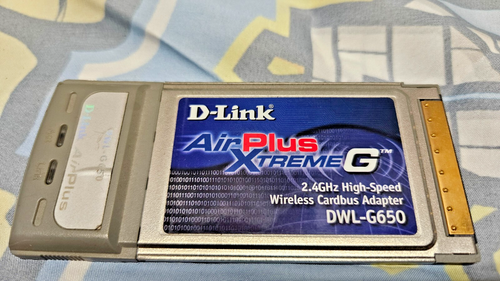 D-Link Air Plus Extreme G DWL-G650 Wireless Desktop Laptop Adapter ...