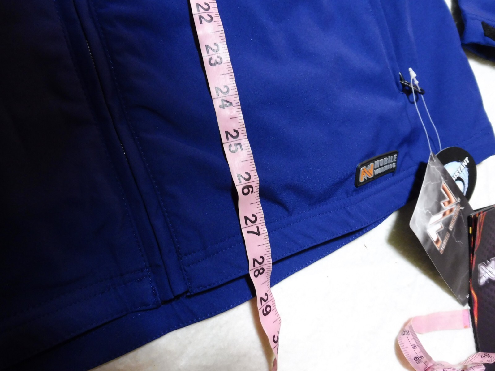 ANSAI GOLF MOBILE WARMING Mens L LARGE BATTERY HEATED RAIN JACKET NWT ...