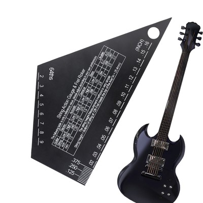 Guitar String Action Gauge String Height Ruler Fret Rocker Fret ...