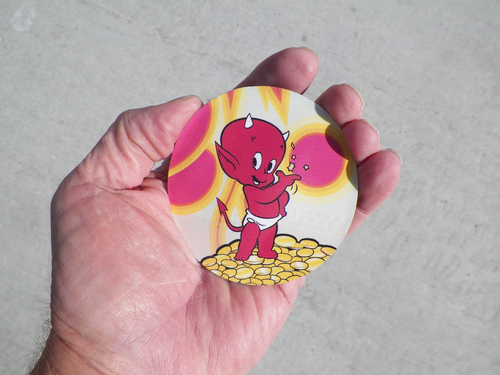 RARE "Gambling Casino Hot Stuff Devil Wicked Wheel" Vinyl Sticker | eBay