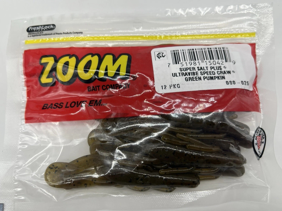 Zoom Roach Worm Swimbait Soft Lures – Choose Size & Color – NEW – Free ...