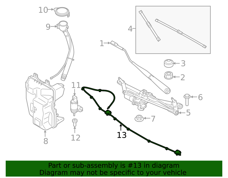 Genuine BMW 2020-2022 BMW X1 - Nozzle Assembly 61-66-7-954-204 | eBay