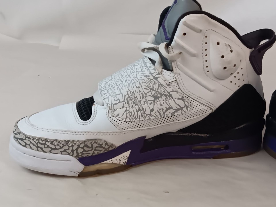 Nike Air Jordan Son of Mars White Club Purple Black Size 6Y Model ...