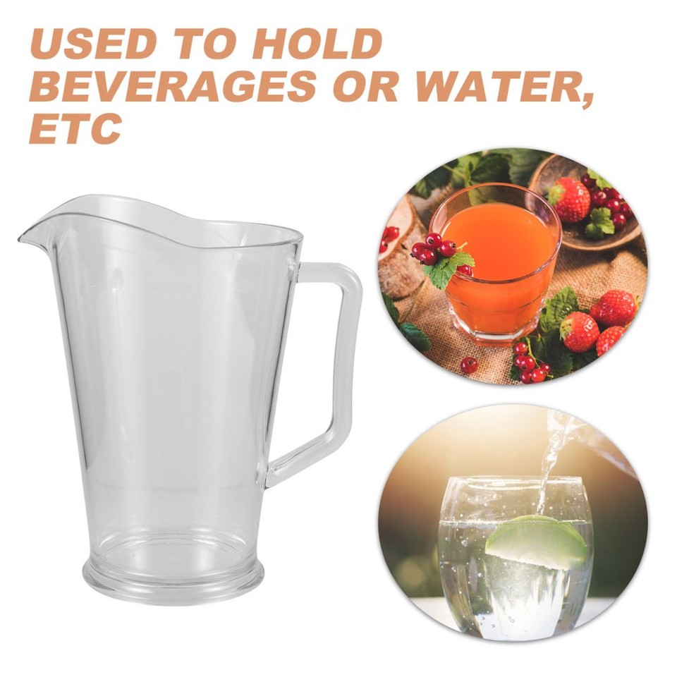 1300 Ml Large Water Jug Gallon Pitcher Plastic Pitchers Drink Dispenser ...