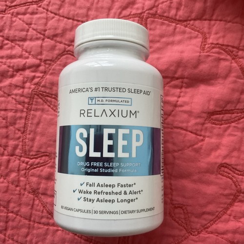 RELAXIUM SLEEP 60 Capsules - Dietary Supplement for Better Sleep - 09/ ...