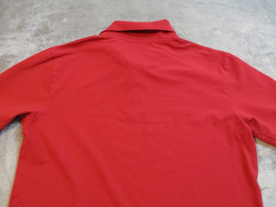 Beretta Polo Shirt Mens Medium Red Logo Valero Diamond K Ranch Shooting ...
