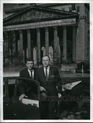 1961 Press Photo Actors E.G. Marshall & Robert Reed star on "The ...
