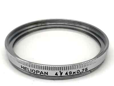 Heliopan Nahlinse Close-Up Macrolinse 4/49x0,75 Filter 49mm Kreisförmig ...