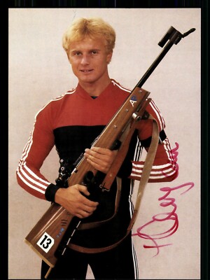 Peter Angerer Autogrammkarte 80er Jahre Original Sign Biathlon +93419 ...