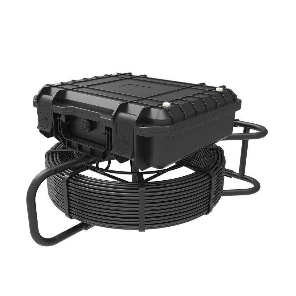 50m 10" Sewer Drain Pipe Inspection Camera with Self-leveing 512hz ...