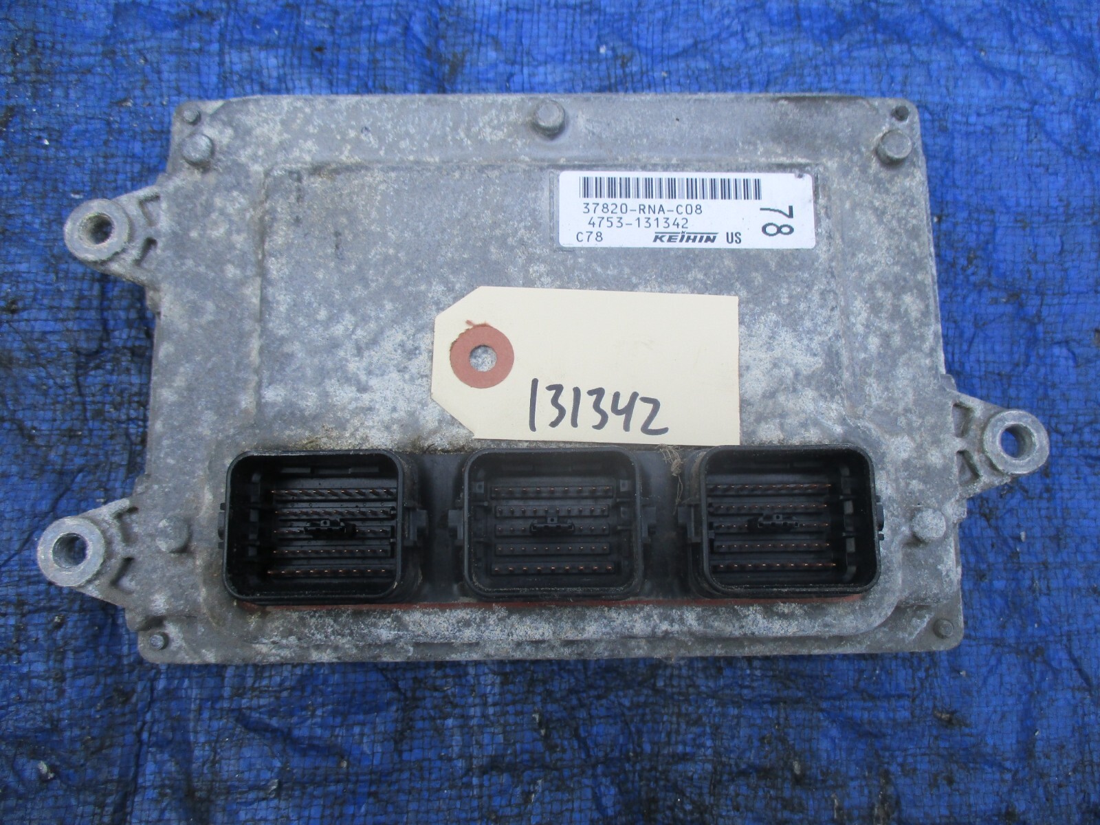 06-08 Honda Civic engine computer ecu manual transmission 37820-RNA-C08 OEM 42 | eBay