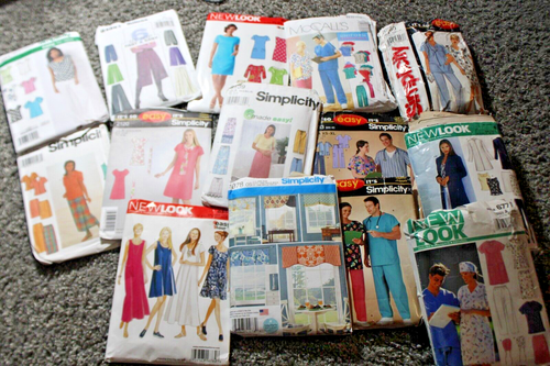 Lot Assorted Sewing Patterns Mixed Lot Of Fashion Home Assorted Brands ...