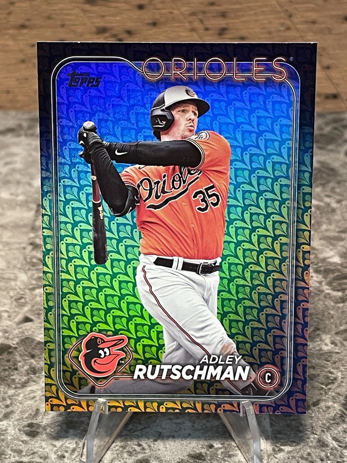 Adley Rutschman SP 2024 Topps Easter Holiday Foil Parallel Series 1 ...