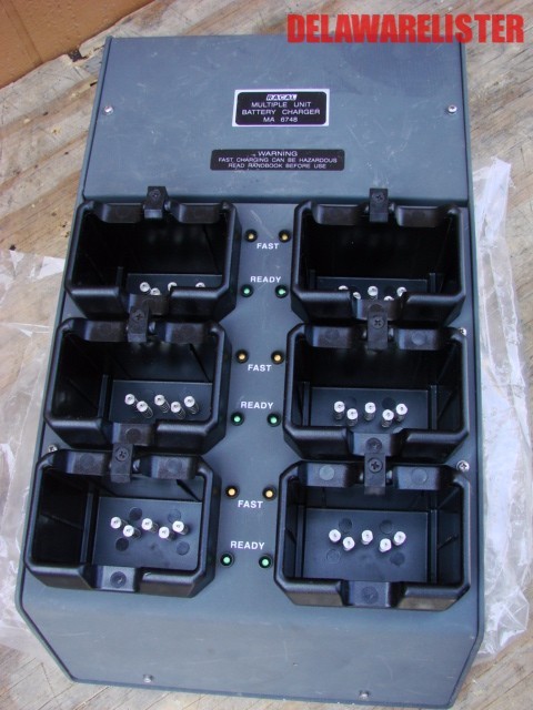 US Military Radio Battery Charger Racal PRC-139 PRC139 MA-6748 6 Gang ...